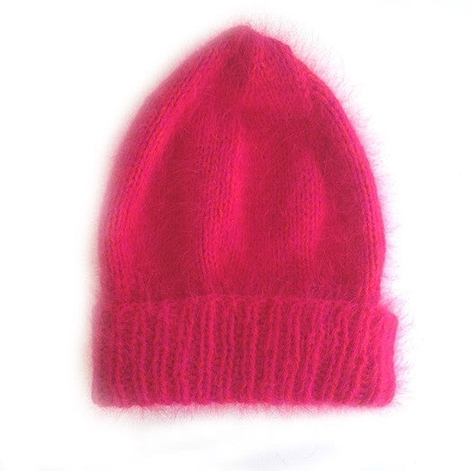 angora wool cap