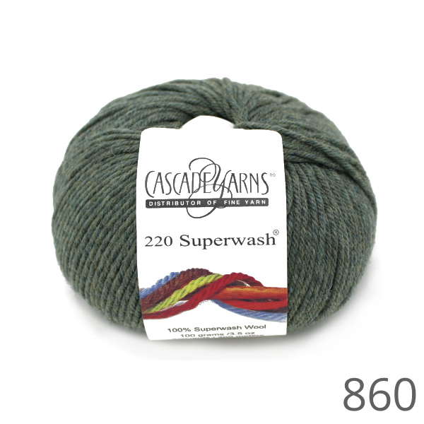 Cascade 220 Superwash Heathered Colours – Knit-O-Matic