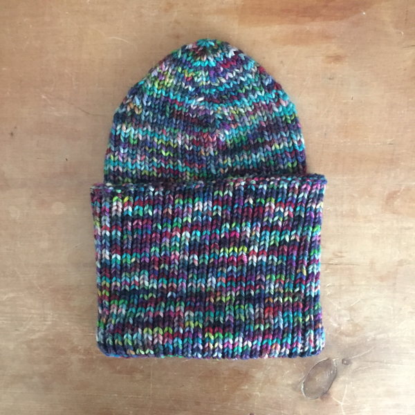 Simple Ribbed Hat Pattern FREE – Knit-O-Matic