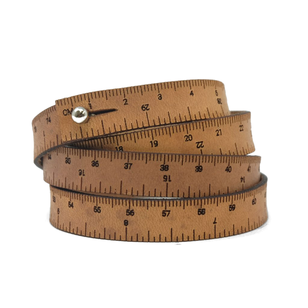 Wrist Ruler: Leather 30" (triple wrap) – Knit-O-Matic